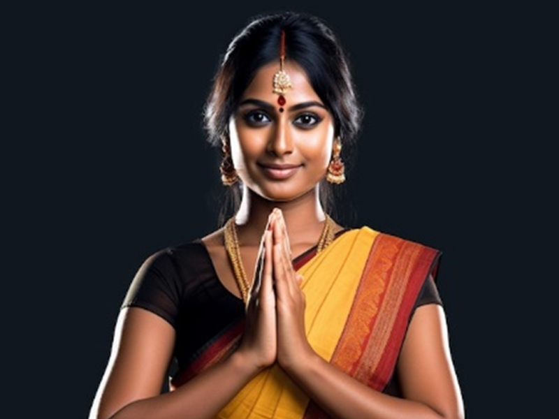 Namaste - the Indian way of welcome - Adventure World India